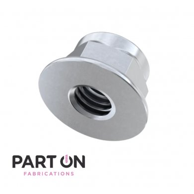 M8 Nyloc Lock Nut Steel | Part-on Range | M8NYLOCNUT | FAB345081