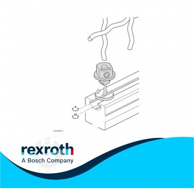 Wire Mesh Clamp Bushing 8/10mm Slot | Genuine Bosch Rexroth ...
